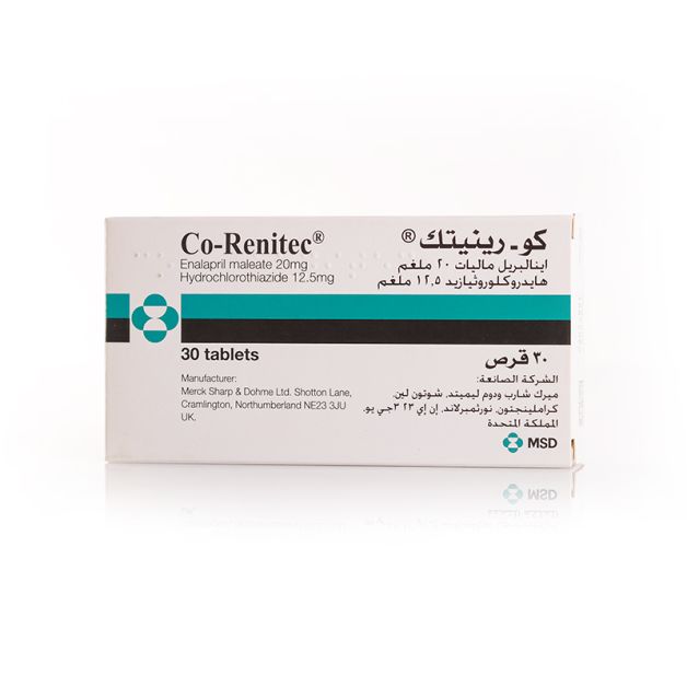 CO-RENITEC 20/12.5MG 30 TABLETS