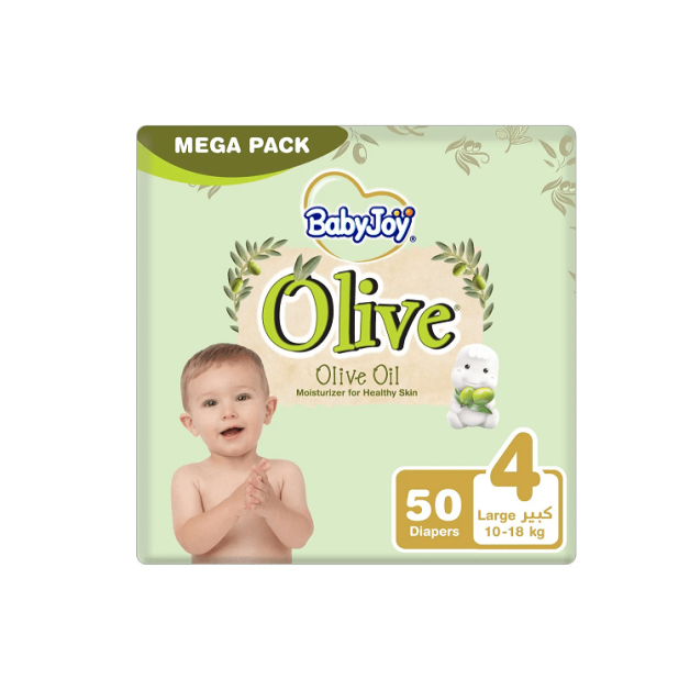 صيدلية المتحدة l بيبي جوي بزيت الزيتون مقاس 4 كبير العبوة الضخمة