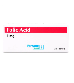 Folicum 1 Mg 20 Tablets