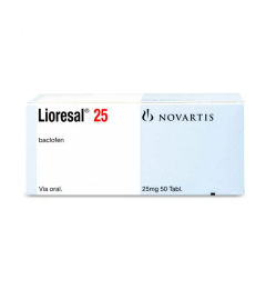 Lioresal 25 Mg 50 Tablets