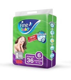 Fine Baby Diapers Junior Mega Packs