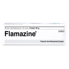 Flamazine Cream prevent infection in severe burns