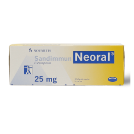 Sandimmun-Neoral 25 Mg 50 Capsules