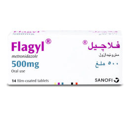 Flagyl 500 mg 14 Tablets treat bacterial infections