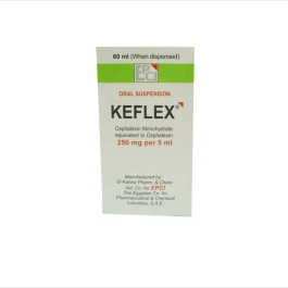 Keflex 250 Mg / 5Ml Powder For Oral Suspension 60 Ml