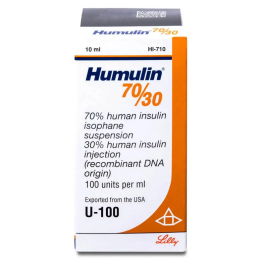 Humulin 70/30 100 Iu Vial 10 Ml