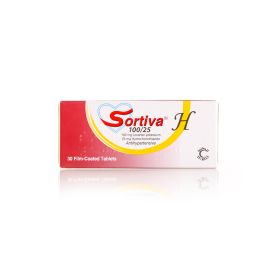 SORTIVA-H 100/25 MG 30 TABLETS