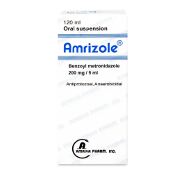 Amrizole 200 mg/5ml Suspension 120 ml