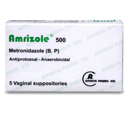 Amrizole 500 mg 5 Vaginal Suppository
