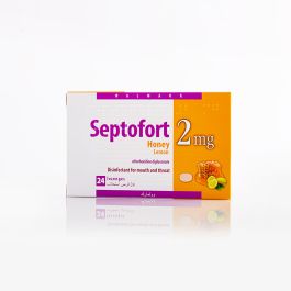 SEPTOFORT HONEY&LEMON 2 MG 24 LOZENGES