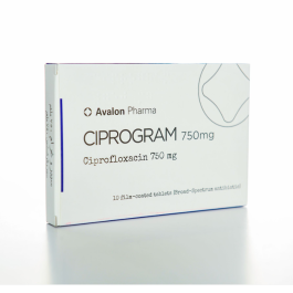 Ciprogram 750 Mg 10 Tablets