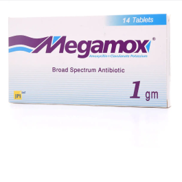 Megamox 1 Gm 14 Tablets