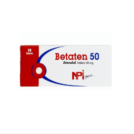 Betaten 50 mg for hypertension treatment
