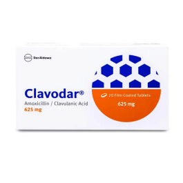 Clavodar 625 mg 20 Tablets