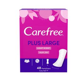 CAREFREE FEMININE NAPKINS LARGE FRESH 48 PIECES