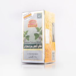 AL-DIAFA GREEN TEA WITH MINT 25 SACHETS
